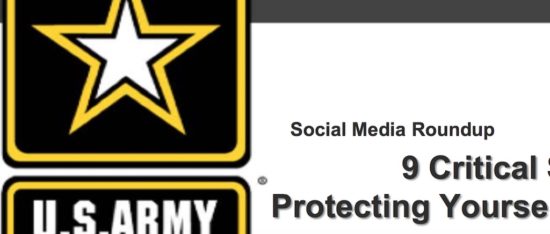 One Thing To Do Today: If one must use Social Media, follow Army Rules ...